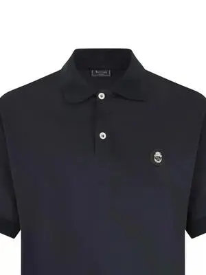 BILLIONAIRE Appliqué Basic Polo Shirt