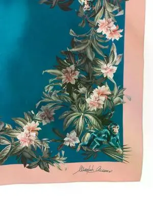MAZZEI Monkey Motif Bandana