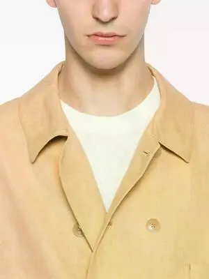 FORTELA Double-breasted Linen Jacket
