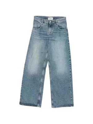 CYCLE Faded Effect Wide-leg Jeans