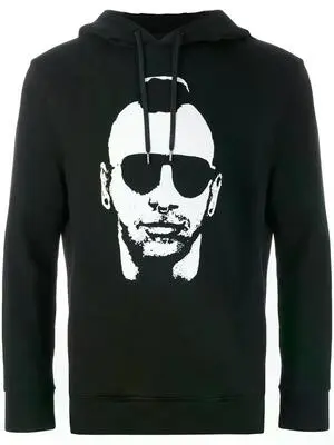 Neil Barrett Face Print Hoodie