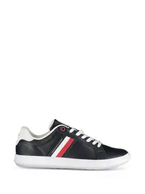 Tommy Hilfiger Panelled Logo Print Sneakers - Blue