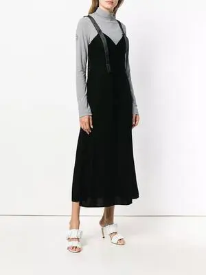 Off-White Sweetheart Neckline Long Dress