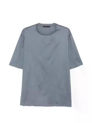 LOW BRAND Crew-neck Short-sleeve T-shirt - Blue