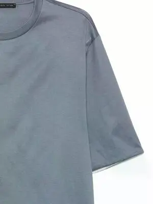 LOW BRAND Crew-neck Short-sleeve T-shirt - Blue