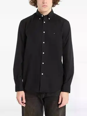 Tommy Hilfiger Logo-embroidered Button-down Shirt