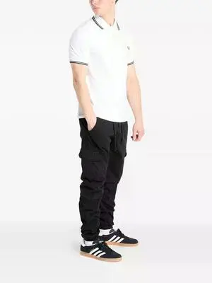 URBAN CLASSICS Elasticated-cuff Buttoned Trousers