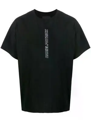 DANIEL PATRICK Logo Detail T-shirt - Black