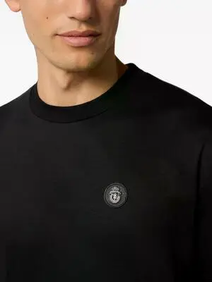BILLIONAIRE Round-neck Logo-patch T-shirt