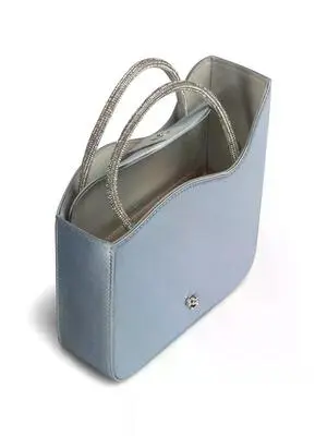 LE SILLA Mini Ivy Crystal-embellished Bag - Blue