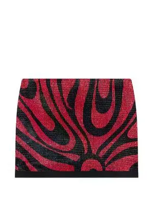 Emilio Pucci Rafia Wrap Skirt - Red