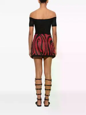 Emilio Pucci Rafia Wrap Skirt