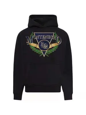 Rhude Montenegro Graphic Hoodie - Blue