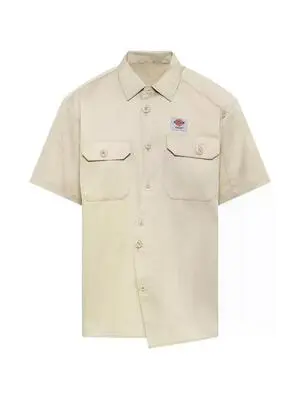 Undercover Asymmetric Curved-closure Shirt - Neutrals