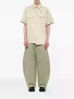 Undercover Asymmetric Curved-closure Shirt