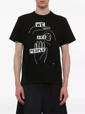 Sacai X Geoff Mcfetridge Graphic-print T-shirt