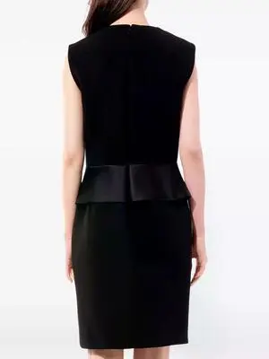 Balenciaga Sleeveless Peplum Waist Dress