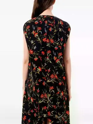 Balenciaga Floral Asymmetric Dress