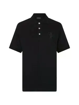BILLIONAIRE Baroque Short-sleeves Polo Shirt - Black