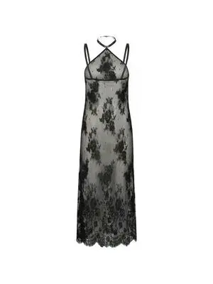 ALMAZ High Noon Floral-lace Midi Dress