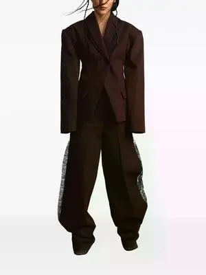 ALMAZ Canyon Lace-panelled Trousers