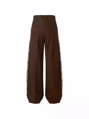 ALMAZ Canyon Lace-panelled Trousers