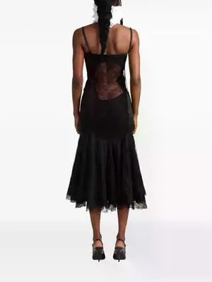 ALMAZ Rogue Lace-panelled Dress