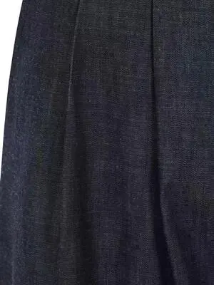 Dusan Pleated Wide-leg Jeans