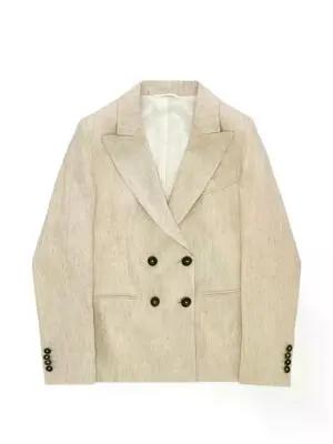 FORTELA Bastien Double-breasted Blazer - Neutrals