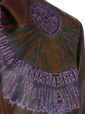 KHOKI Graphic-print Belted Jacket