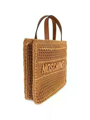 Moschino Woven Tote Bag