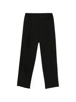 Tagliatore Pleated Detail Trousers - Black