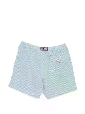 MC2 SAINT BARTH Patmos Striped Drawstring Swim Shorts