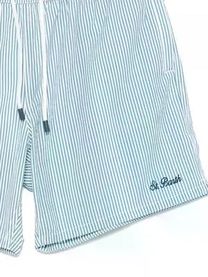 MC2 SAINT BARTH Patmos Striped Drawstring Swim Shorts