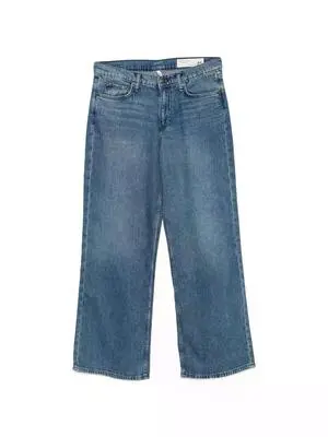 Rag & Bone Faded-effect Wide-leg Jeans