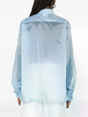 LII Sheer Button-down Shirt