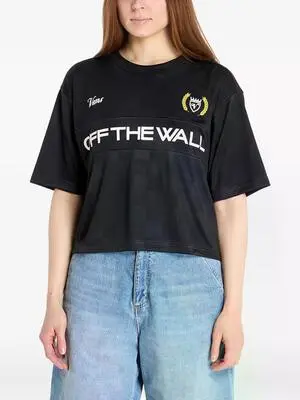 VANS Checkerboard Logo T-shirt - Black