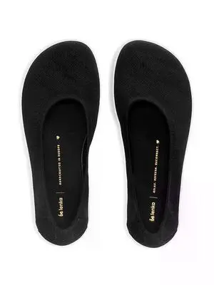 BE LENKA Logo Detail Ballet Flats - Black
