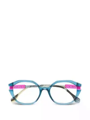 FACE À FACE Etto 2 Geometric-frame Eyeglasses - Blue