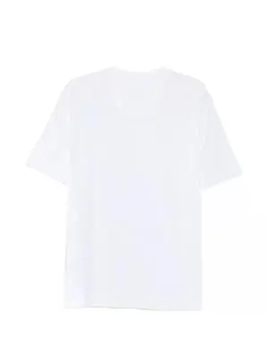 BOSS Logo-embroidered T-shirt - White