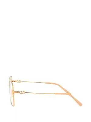 Valentino Garavani Vlogo Signature Square-frame Glasses