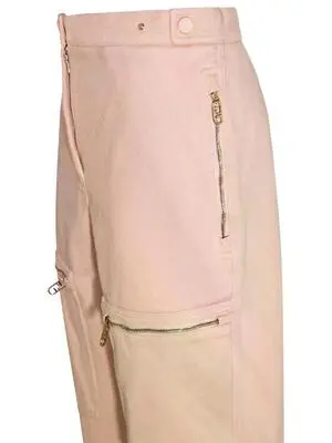 Fendi Cotton Cargo Pants With Zip Pockets