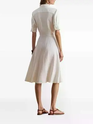 Ralph Lauren Linen Midi Shirt Dress