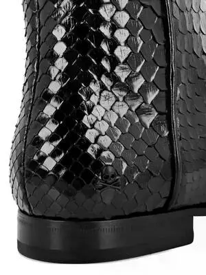 Philipp Plein Python-leather Ankle Boots