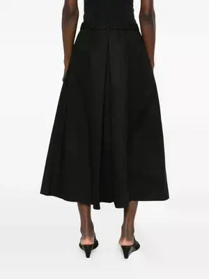 Antonelli Firenze Elasticated Waistband Flared Midi Skirt