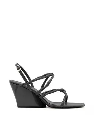 Proenza Schouler Twist Slant Sandals - Black