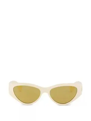 Valentino Garavani Vlogo Cat-eye Sunglasses - Neutrals