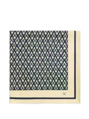 Valentino Garavani Toute La V Silk Scarf