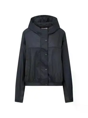 STUDIO TOMBOY Hooded Oversized Jacket - Blue