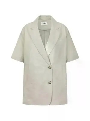 STUDIO TOMBOY Oversized Short-sleeve Jacket - Grey